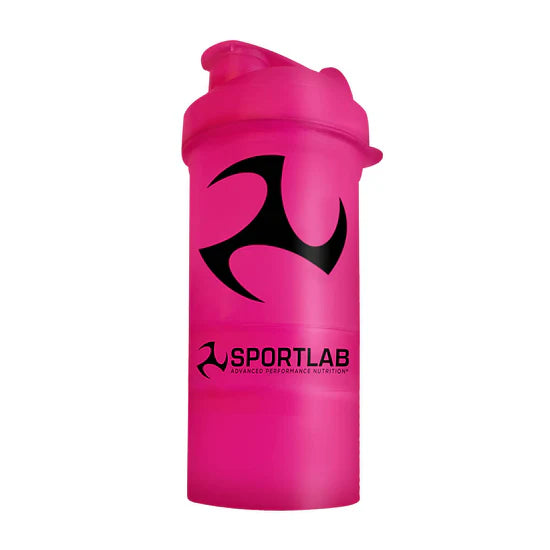 Shaker SportLab 3 Layers (400 cc) Rosado Neón – Integral Body